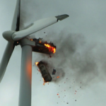 What regulations exist for fire protection in wind turbines?